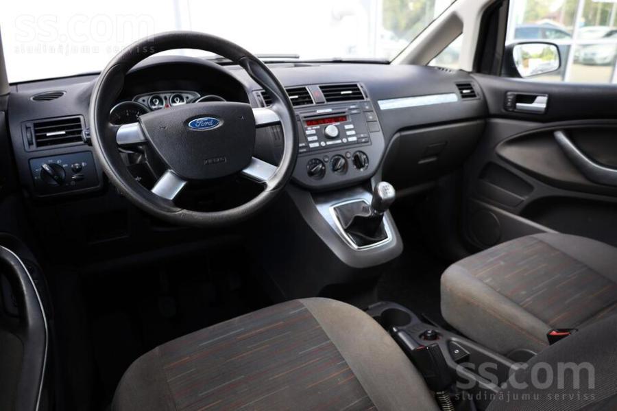 Grey Ford C-Max 2008 in Riga, with an engine capacity of 1.60 L and mileage of 0 thousand km for 1695 €, photo 7 on AUTOMOTO.COM.LV