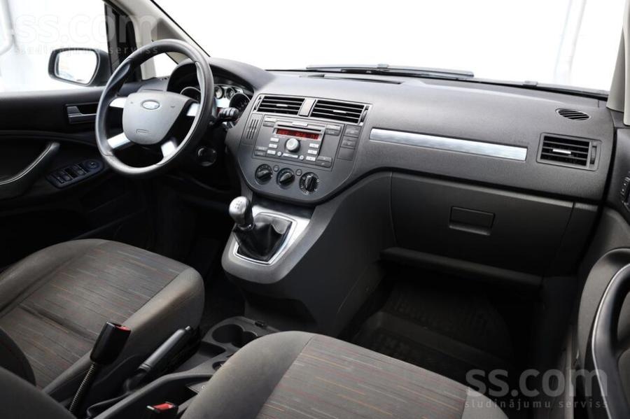 Grey Ford C-Max 2008 in Riga, with an engine capacity of 1.60 L and mileage of 0 thousand km for 1695 €, photo 9 on AUTOMOTO.COM.LV