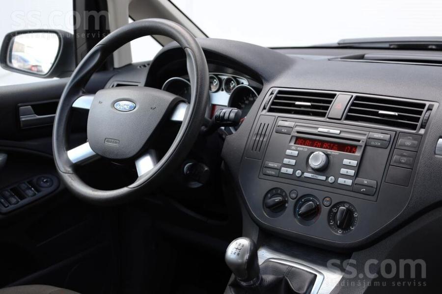 Grey Ford C-Max 2008 in Riga, with an engine capacity of 1.60 L and mileage of 0 thousand km for 1695 €, photo 10 on AUTOMOTO.COM.LV