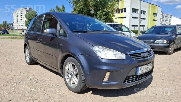 Pelēks Ford C-Max 2008 Daugavpils, ar dzinēja tilpumu 1.60 L un nobraukumu 297 tūkst. km par 1850 €, foto 1 vietnē AUTOMOTO.COM.LV