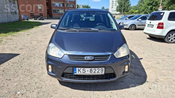 Pelēks Ford C-Max 2008 Daugavpils, ar dzinēja tilpumu 1.60 L un nobraukumu 297 tūkst. km par 1850 €, foto 2 vietnē AUTOMOTO.COM.LV