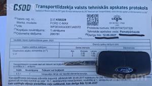 Серый Форд Си-Макс 2008 в Даугавпилс, объемом двигателя 1.60 л и пробегом 297 тыс. км за 1850 €, фото 26 на AUTOMOTO.COM.LV