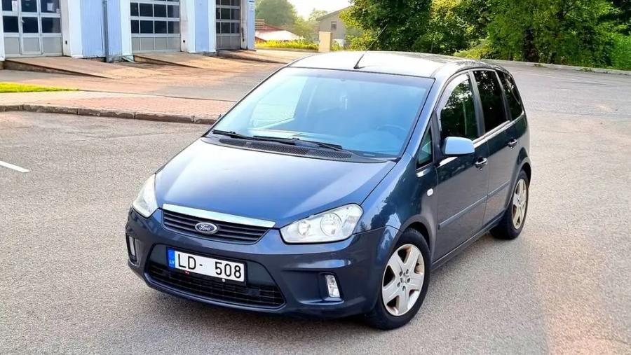 Pelēks Ford C-Max 2008 Cēsis, ar dzinēja tilpumu 1.60 L un nobraukumu 290 tūkst. km par 2200 €, foto 1 vietnē AUTOMOTO.COM.LV