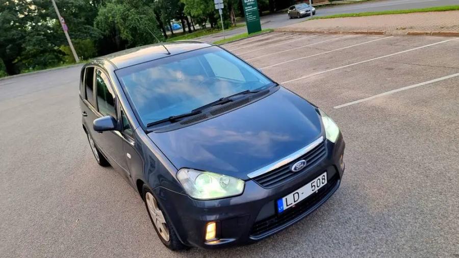 Pelēks Ford C-Max 2008 Cēsis, ar dzinēja tilpumu 1.60 L un nobraukumu 290 tūkst. km par 2200 €, foto 23 vietnē AUTOMOTO.COM.LV