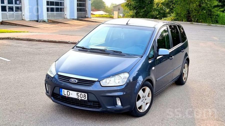 Grey Ford C-Max 2008 in Cesis, with an engine capacity of 1.60 L and mileage of 290 thousand km for 2200 €, photo 1 on AUTOMOTO.COM.LV