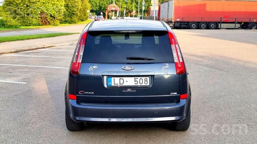 Grey Ford C-Max 2008 in Cesis, with an engine capacity of 1.60 L and mileage of 290 thousand km for 2200 €, photo 7 on AUTOMOTO.COM.LV