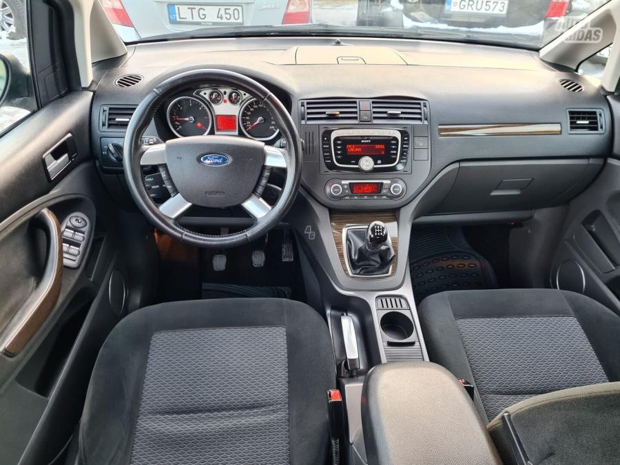 Grey Ford C-Max 2009 in Klaipeda, with an engine capacity of 1.80 L and mileage of 128 thousand km for 2999 €, photo 11 on AUTOMOTO.COM.LV