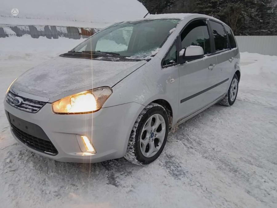 Grey Ford C-Max 2010 in Utena, with an engine capacity of 1.60 L and mileage of 199 thousand km for 2950 €, photo 3 on AUTOMOTO.COM.LV