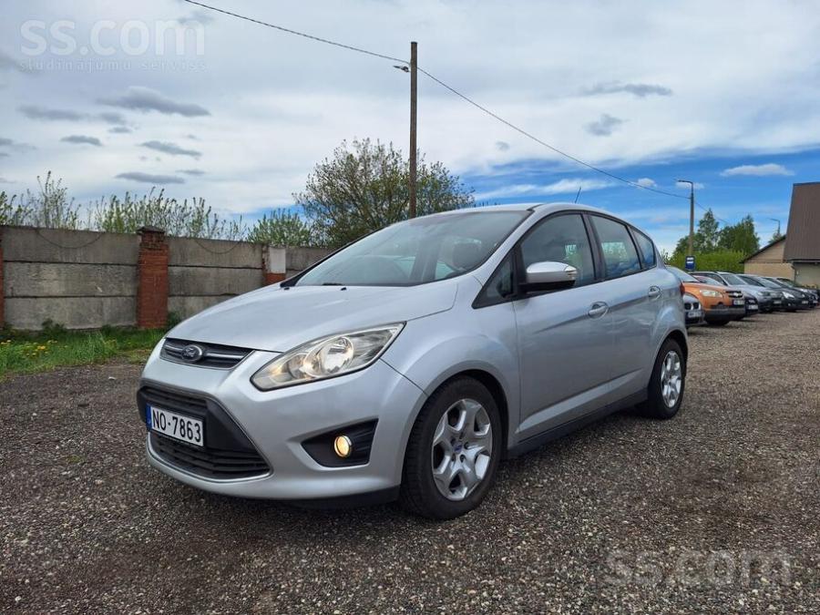 Grey Ford C-Max 2010 in Daugavpils, with an engine capacity of 1.60 L and mileage of 0 thousand km for 4450 €, photo 1 on AUTOMOTO.COM.LV