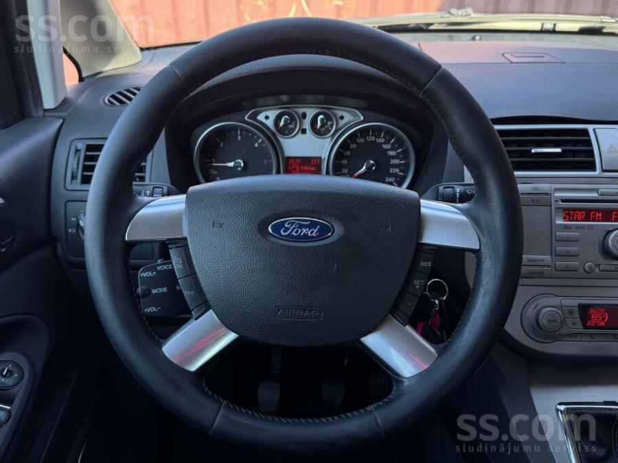 Pelēks Ford C-Max 2010 Liepāja, ar dzinēja tilpumu 1.80 L un nobraukumu 204 tūkst. km par 3450 €, foto 9 vietnē AUTOMOTO.COM.LV