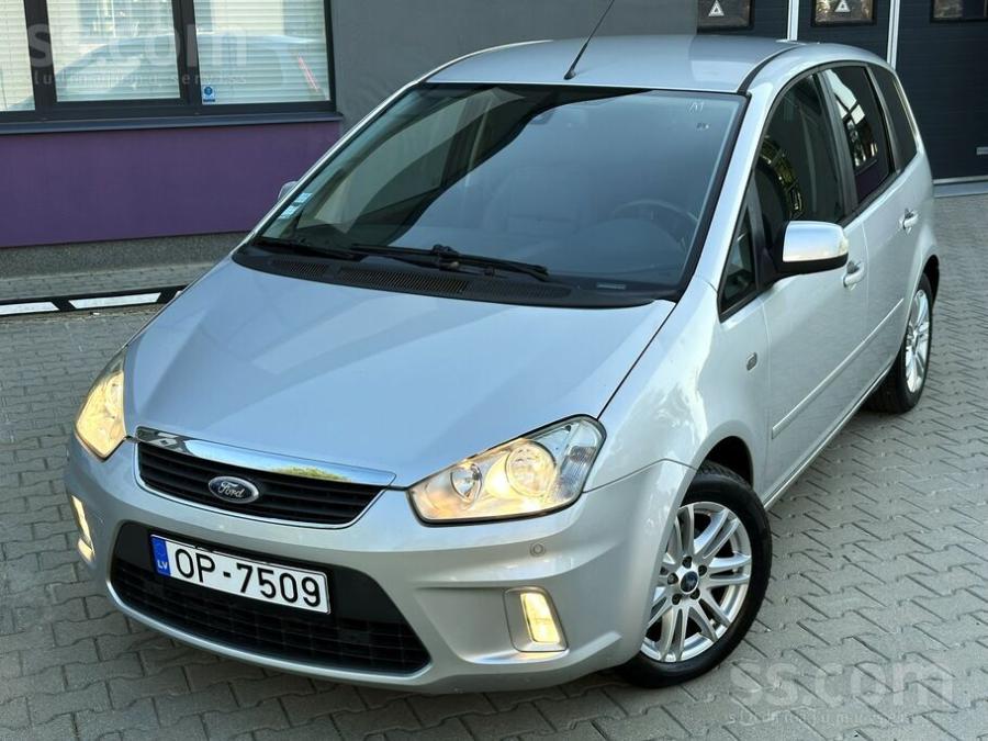 Grey Ford C-Max 2010 in Riga, with an engine capacity of 1.60 L and mileage of 216 thousand km for 3300 €, photo 3 on AUTOMOTO.COM.LV