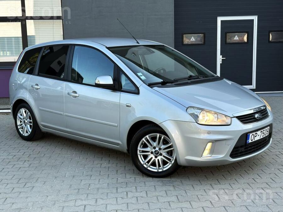 Grey Ford C-Max 2010 in Riga, with an engine capacity of 1.60 L and mileage of 216 thousand km for 3300 €, photo 4 on AUTOMOTO.COM.LV