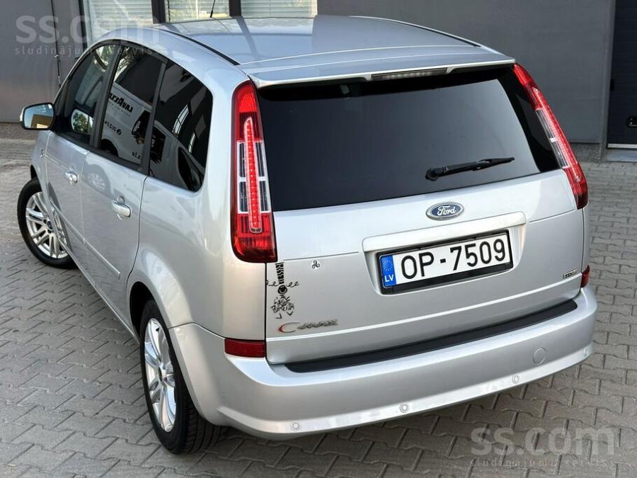 Grey Ford C-Max 2010 in Riga, with an engine capacity of 1.60 L and mileage of 216 thousand km for 3300 €, photo 5 on AUTOMOTO.COM.LV