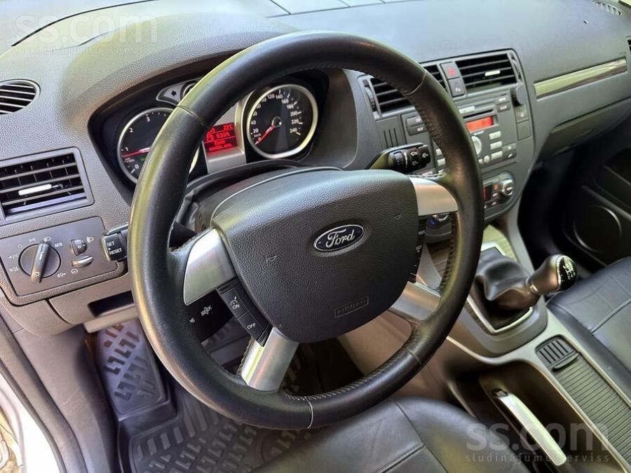 Grey Ford C-Max 2010 in Riga, with an engine capacity of 1.60 L and mileage of 216 thousand km for 3300 €, photo 17 on AUTOMOTO.COM.LV