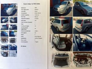 Grey Ford C-Max 2010 in Riga, with an engine capacity of 1.60 L and mileage of 216 thousand km for 3300 €, photo 22 on AUTOMOTO.COM.LV