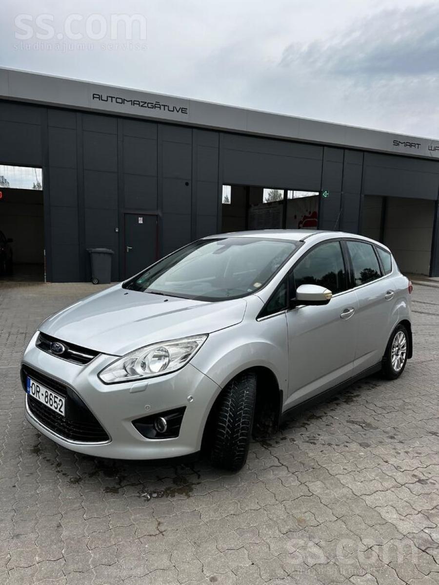 Grey Ford C-Max 2010 in Liepaja, with an engine capacity of 1.60 L and mileage of 326 thousand km for 3445 €, photo 3 on AUTOMOTO.COM.LV