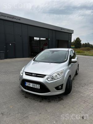 Grey Ford C-Max 2010 in Liepaja, with an engine capacity of 1.60 L and mileage of 326 thousand km for 3445 €, photo 4 on AUTOMOTO.COM.LV
