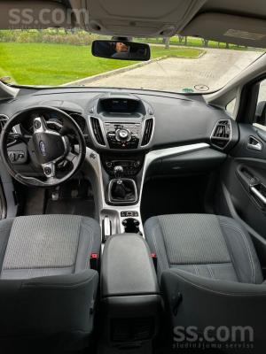 Grey Ford C-Max 2010 in Liepaja, with an engine capacity of 1.60 L and mileage of 326 thousand km for 3445 €, photo 12 on AUTOMOTO.COM.LV
