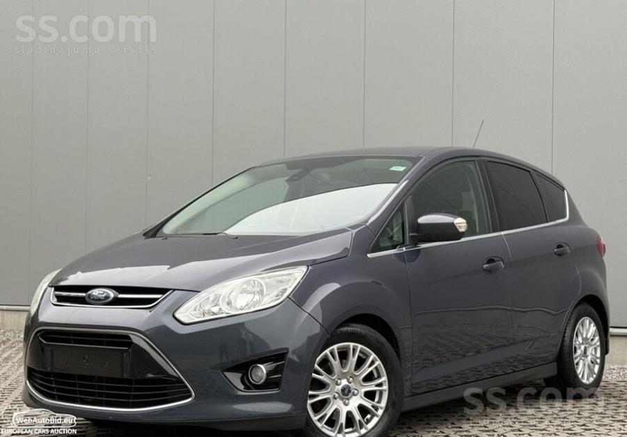 Grey Ford C-Max 2011 in Riga, with an engine capacity of 1.60 L and mileage of 177 thousand km for 5900 €, photo 7 on AUTOMOTO.COM.LV