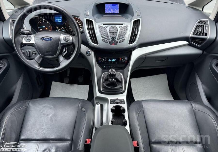Grey Ford C-Max 2011 in Riga, with an engine capacity of 1.60 L and mileage of 177 thousand km for 5900 €, photo 13 on AUTOMOTO.COM.LV
