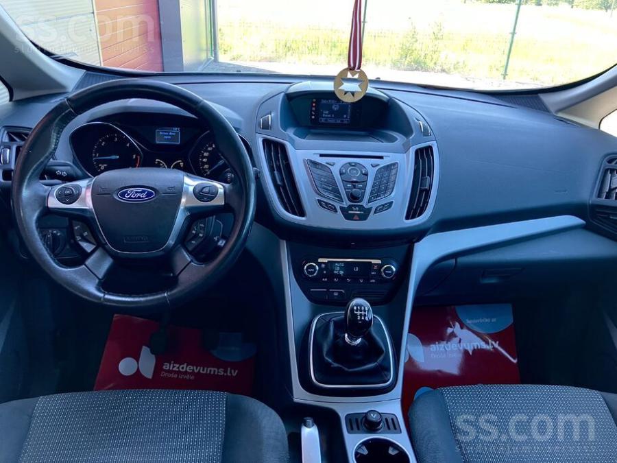 Grey Ford C-Max 2011 in Talsi, with an engine capacity of 1.60 L and mileage of 314 thousand km for 1750 €, photo 11 on AUTOMOTO.COM.LV