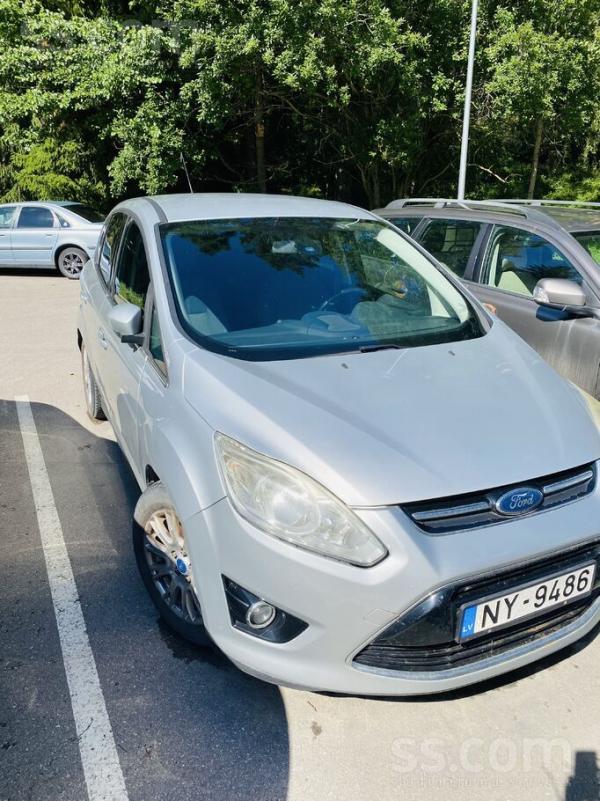 Pelēks Ford C-Max 2011 Ogre, ar dzinēja tilpumu 1.60 L un nobraukumu 261 tūkst. km par 1900 €, foto 1 vietnē AUTOMOTO.COM.LV