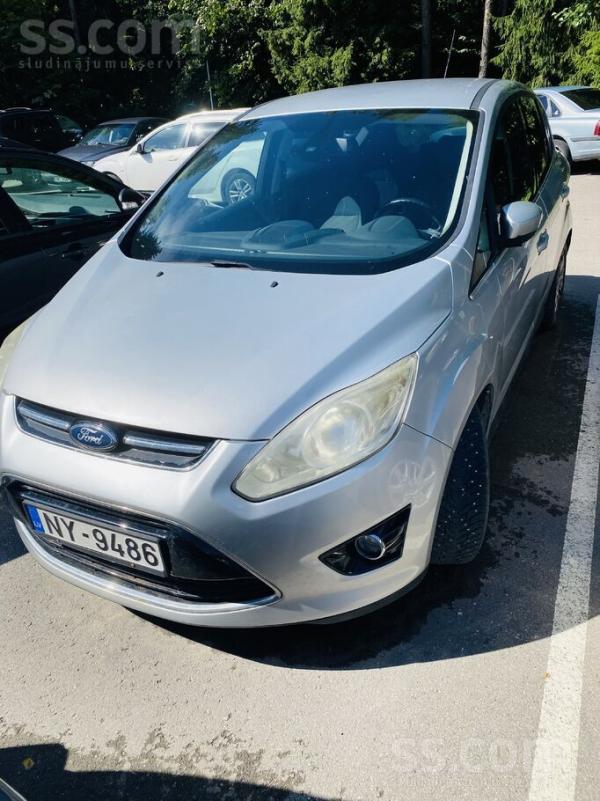 Pelēks Ford C-Max 2011 Ogre, ar dzinēja tilpumu 1.60 L un nobraukumu 261 tūkst. km par 1900 €, foto 2 vietnē AUTOMOTO.COM.LV