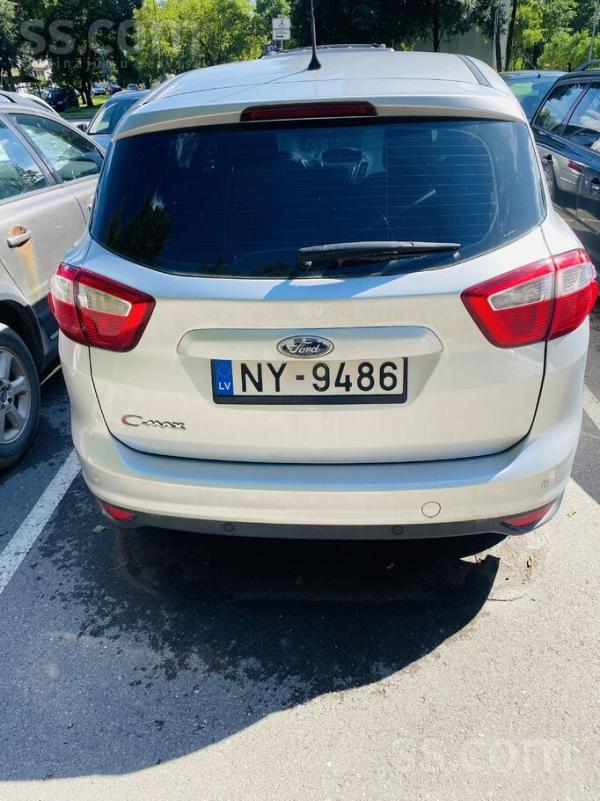 Pelēks Ford C-Max 2011 Ogre, ar dzinēja tilpumu 1.60 L un nobraukumu 261 tūkst. km par 1900 €, foto 3 vietnē AUTOMOTO.COM.LV