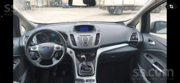 Pelēks Ford C-Max 2011 Ogre, ar dzinēja tilpumu 1.60 L un nobraukumu 261 tūkst. km par 1900 €, foto 5 vietnē AUTOMOTO.COM.LV