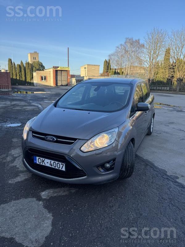 Pelēks Ford C-Max 2012 Bauska, ar dzinēja tilpumu 2.00 L un nobraukumu 272 tūkst. km par 4950 €, foto 1 vietnē AUTOMOTO.COM.LV
