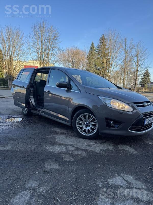 Pelēks Ford C-Max 2012 Bauska, ar dzinēja tilpumu 2.00 L un nobraukumu 272 tūkst. km par 4950 €, foto 5 vietnē AUTOMOTO.COM.LV