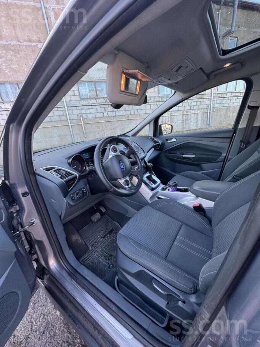 Grey Ford C-Max 2012 in Bauska, with an engine capacity of 2.00 L and mileage of 272 thousand km for 4950 €, photo 14 on AUTOMOTO.COM.LV