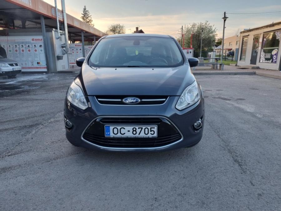 Grey Ford C-Max 2012 in Riga, with an engine capacity of 1.60 L and mileage of 254 thousand km for 5570 €, photo 3 on AUTOMOTO.COM.LV