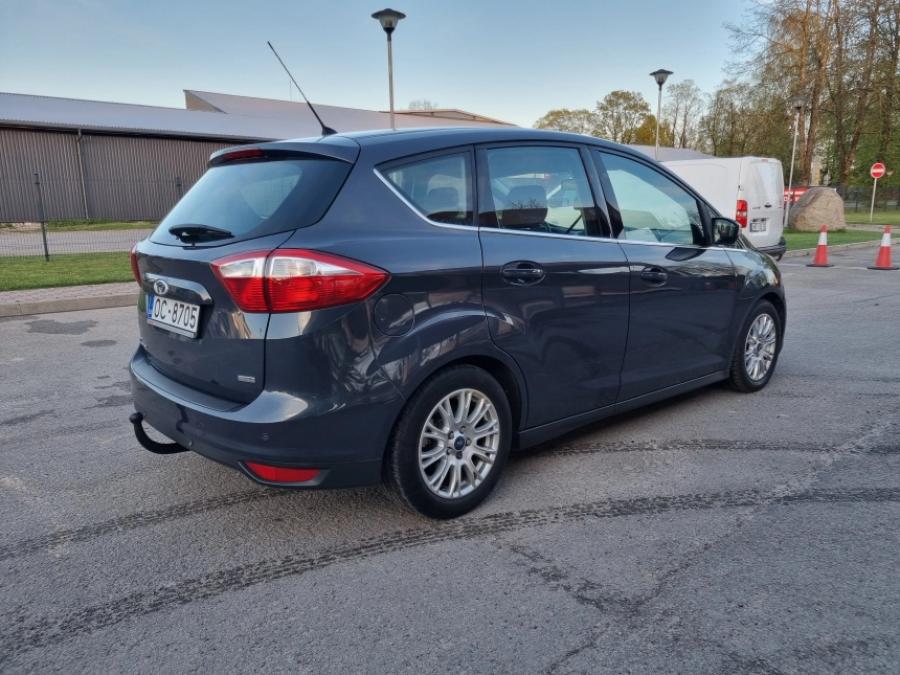 Grey Ford C-Max 2012 in Riga, with an engine capacity of 1.60 L and mileage of 254 thousand km for 5570 €, photo 6 on AUTOMOTO.COM.LV
