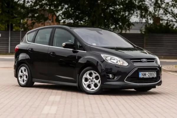 Grey Ford C-Max 2012 in Jelgava, with an engine capacity of 1.60 L and mileage of 174 thousand km for 6300 €, photo 2 on AUTOMOTO.COM.LV