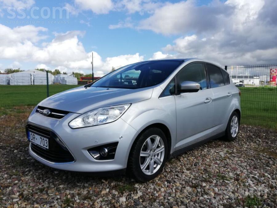 Grey Ford C-Max 2012 in Saldus, with an engine capacity of 1.60 L and mileage of 139 thousand km for 5700 €, photo 14 on AUTOMOTO.COM.LV