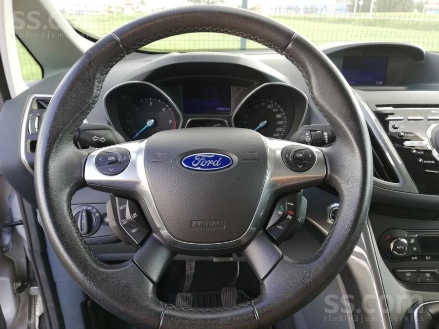 Grey Ford C-Max 2012 in Saldus, with an engine capacity of 1.60 L and mileage of 139 thousand km for 5700 €, photo 17 on AUTOMOTO.COM.LV