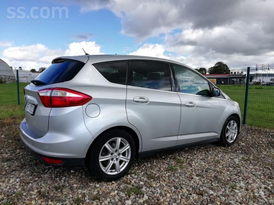 Grey Ford C-Max 2012 in Saldus, with an engine capacity of 1.60 L and mileage of 139 thousand km for 5700 €, photo 25 on AUTOMOTO.COM.LV