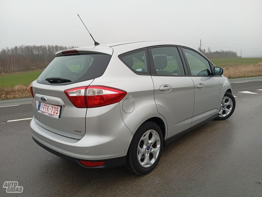 Grey Ford C-Max 2013 in Vilnius, with an engine capacity of 1.60 L and mileage of 160 thousand km for 4900 €, photo 5 on AUTOMOTO.COM.LV