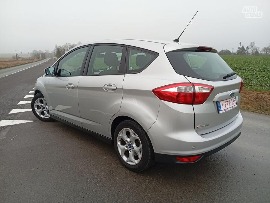 Grey Ford C-Max 2013 in Vilnius, with an engine capacity of 1.60 L and mileage of 160 thousand km for 3500 €, photo 4 on AUTOMOTO.COM.LV