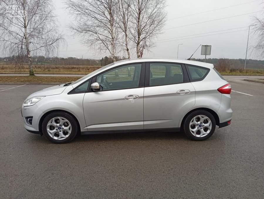 Grey Ford C-Max 2013 in Vilnius, with an engine capacity of 1.60 L and mileage of 160 thousand km for 3500 €, photo 7 on AUTOMOTO.COM.LV