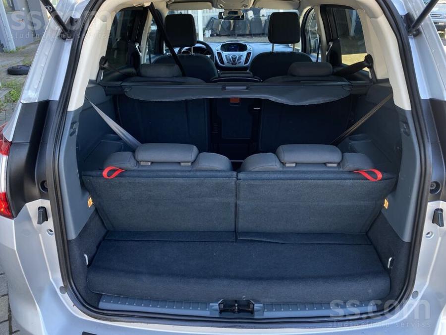 Pelēks Ford C-Max 2014 Talsi, ar dzinēja tilpumu 1.60 L un nobraukumu 248 tūkst. km par 6200 €, foto 13 vietnē AUTOMOTO.COM.LV