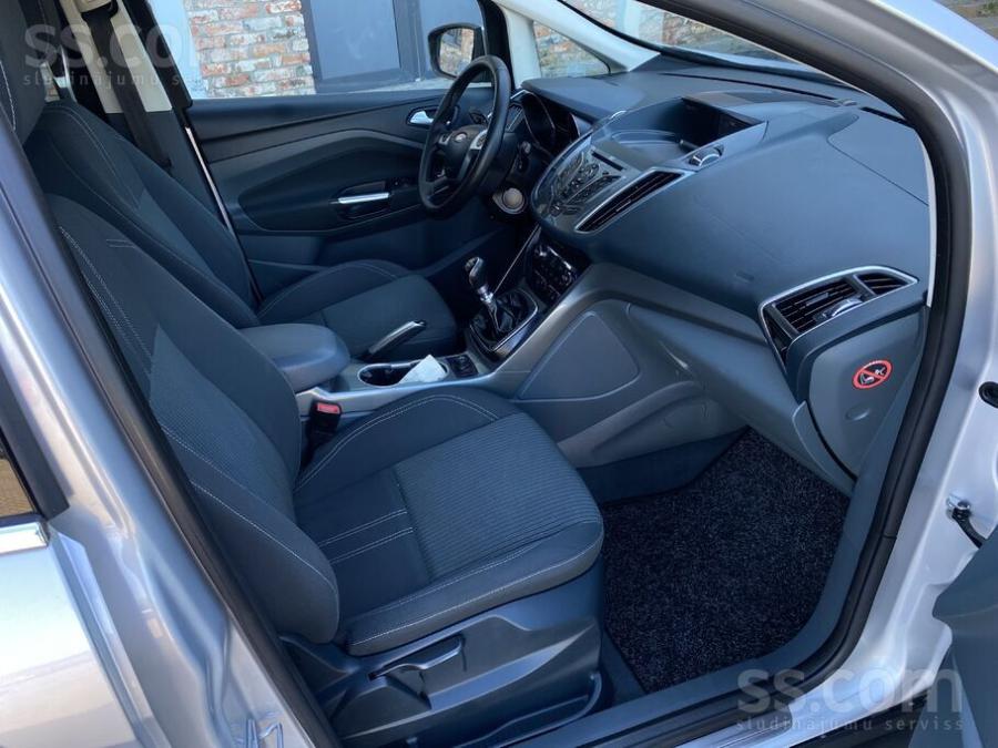 Pelēks Ford C-Max 2014 Talsi, ar dzinēja tilpumu 1.60 L un nobraukumu 248 tūkst. km par 6200 €, foto 15 vietnē AUTOMOTO.COM.LV