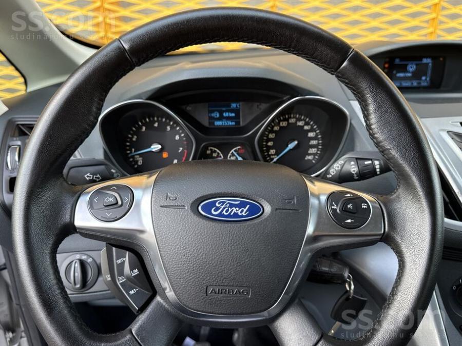 Pelēks Ford C-Max 2014 Ogre, ar dzinēja tilpumu 1.60 L un nobraukumu 71 tūkst. km par 6350 €, foto 21 vietnē AUTOMOTO.COM.LV