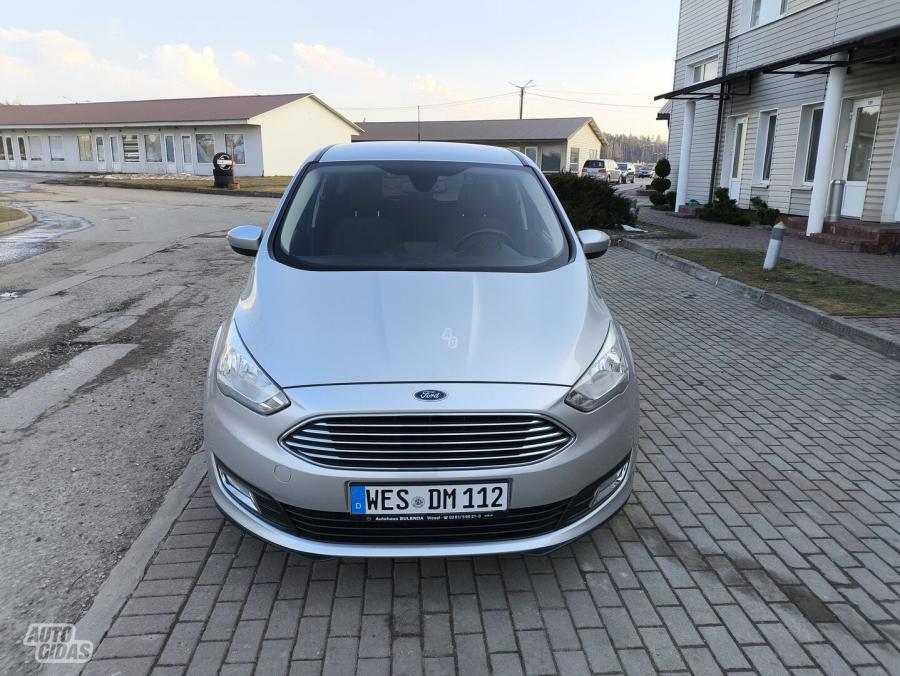 Grey Ford C-Max 2015 in Vilnius, with an engine capacity of 1.00 L and mileage of 118 thousand km for 5600 €, photo 1 on AUTOMOTO.COM.LV