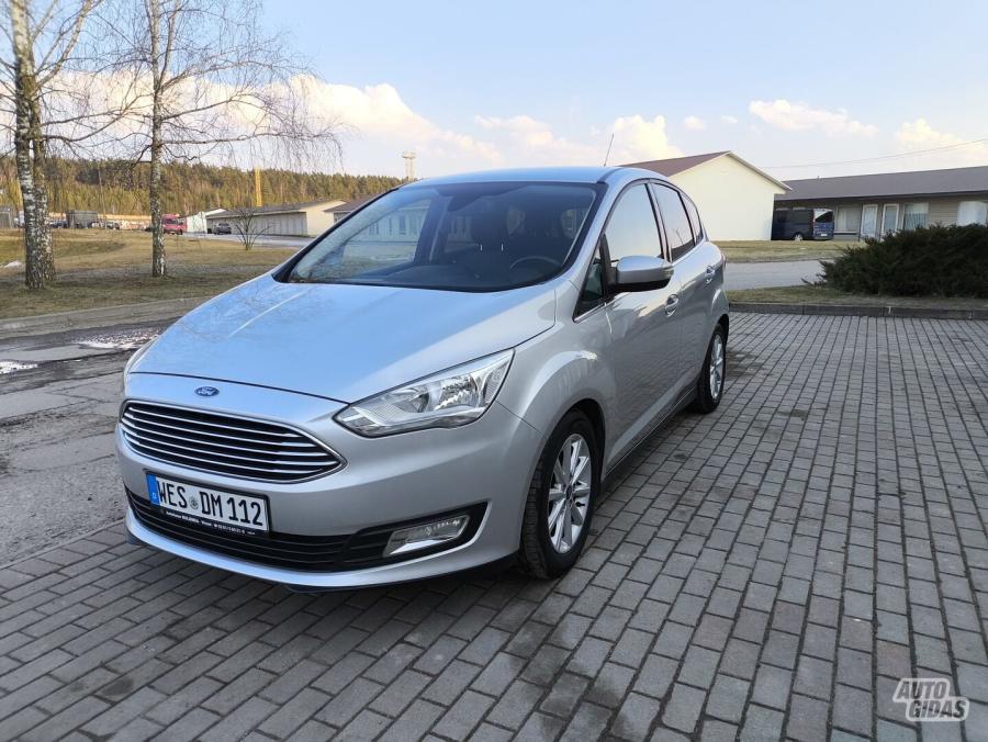 Grey Ford C-Max 2015 in Vilnius, with an engine capacity of 1.00 L and mileage of 118 thousand km for 5600 €, photo 3 on AUTOMOTO.COM.LV