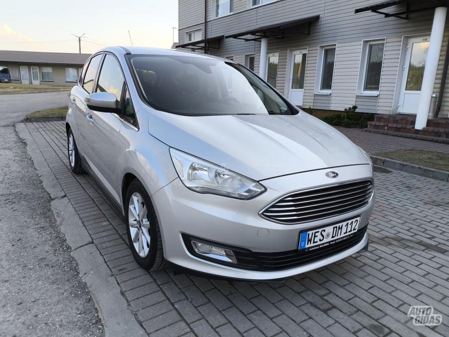 Grey Ford C-Max 2015 in Vilnius, with an engine capacity of 1.00 L and mileage of 118 thousand km for 5600 €, photo 4 on AUTOMOTO.COM.LV