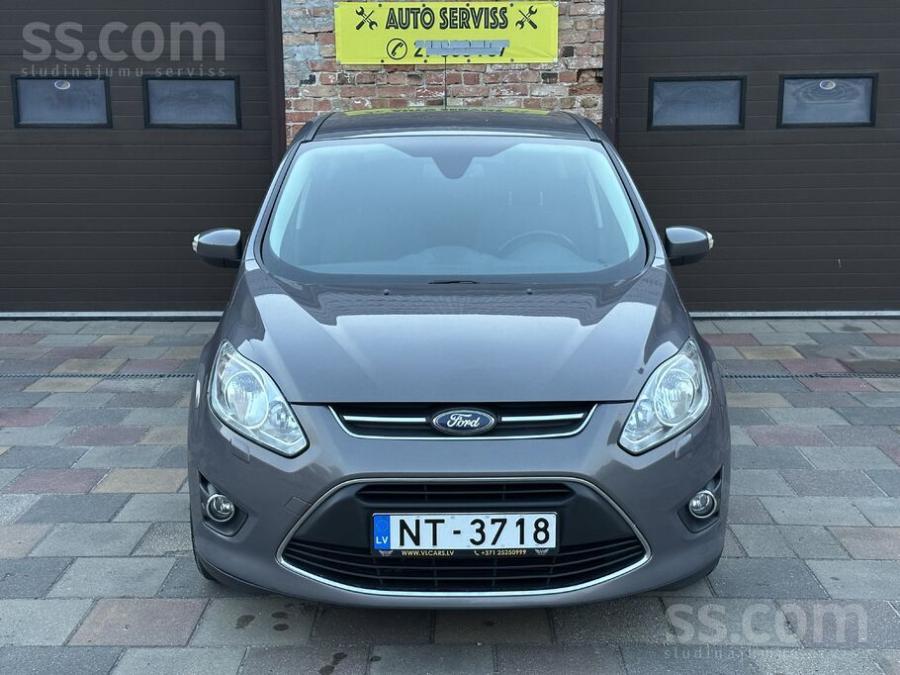 Grey Ford C-Max 2015 in Jelgava, with an engine capacity of 1.60 L and mileage of 0 thousand km for 4850 €, photo 3 on AUTOMOTO.COM.LV