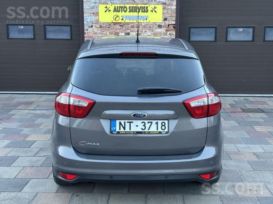 Grey Ford C-Max 2015 in Jelgava, with an engine capacity of 1.60 L and mileage of 0 thousand km for 4850 €, photo 6 on AUTOMOTO.COM.LV