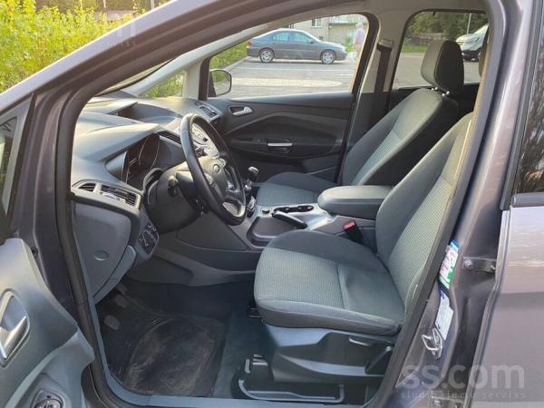 Grey Ford C-Max 2015 in Jelgava, with an engine capacity of 1.60 L and mileage of 0 thousand km for 4850 €, photo 9 on AUTOMOTO.COM.LV